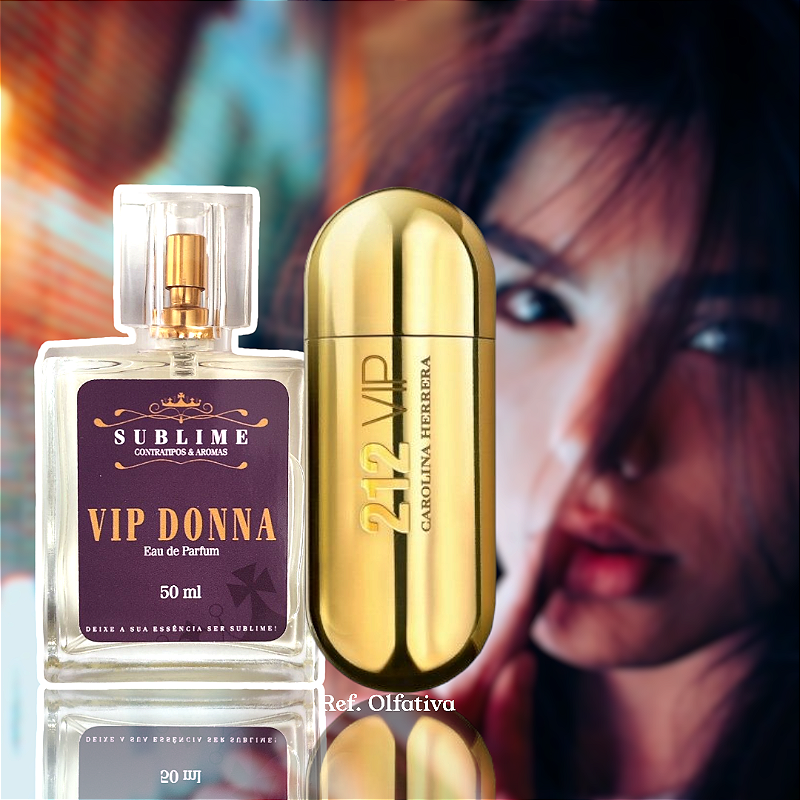 Vip Donna - Inspirado em 212 Vip - Sublime Contratipos & Aromas