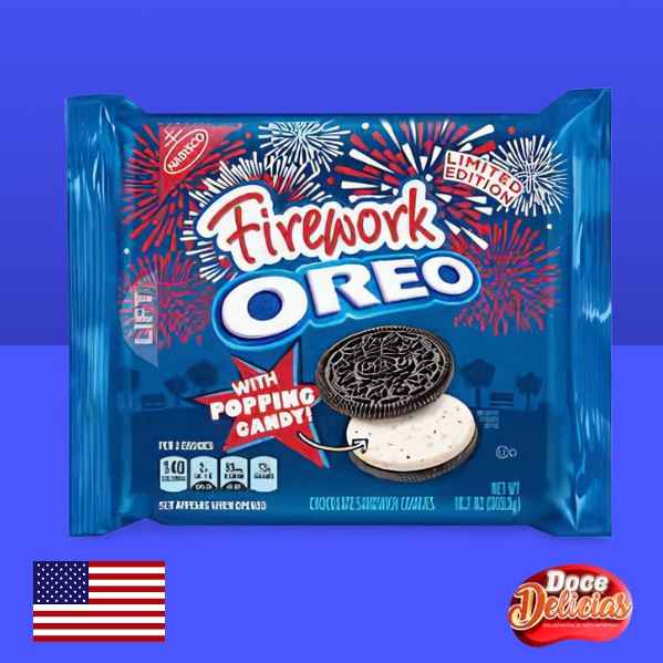 Biscoito Oreo Firework 345 gramas - Doce Delicias Chocolates Importados
