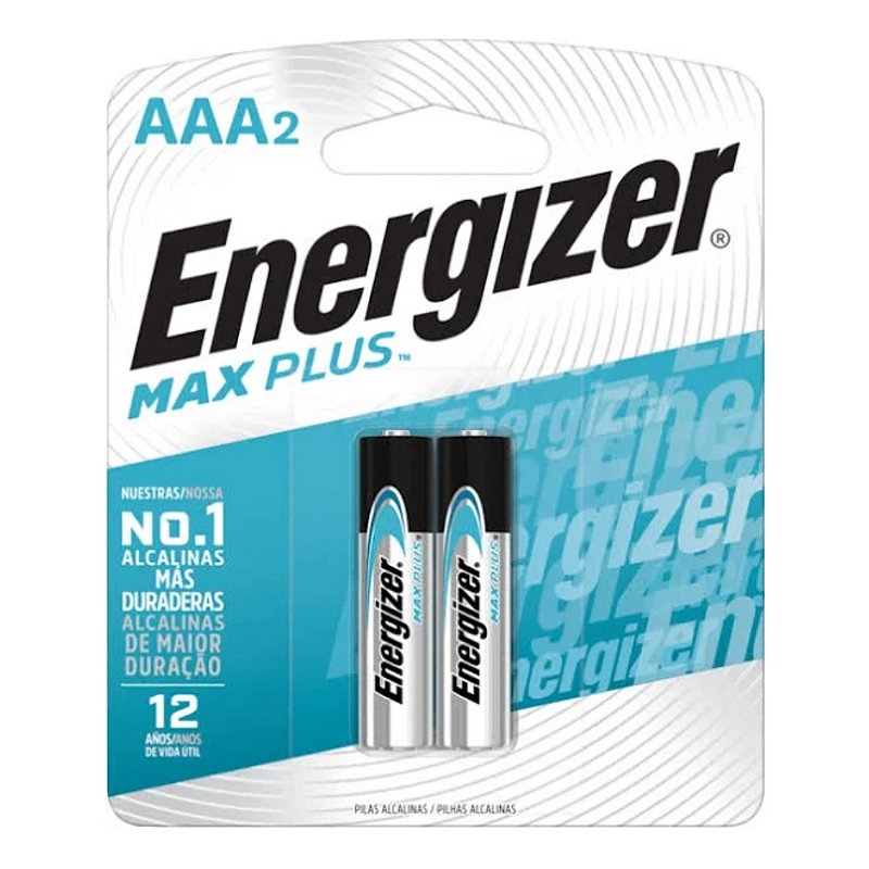 Pilha Alcalina Energizer Max Aaa2 - Palito - 2 Pilhas - Loja do ...