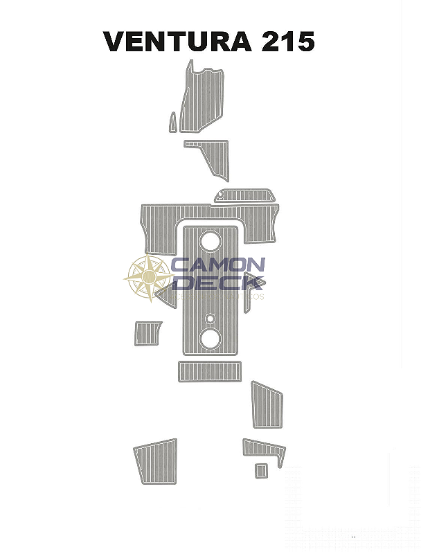 Piso Eva Ventura 215 - Tapete Eva Ventura 215 - Camon Deck