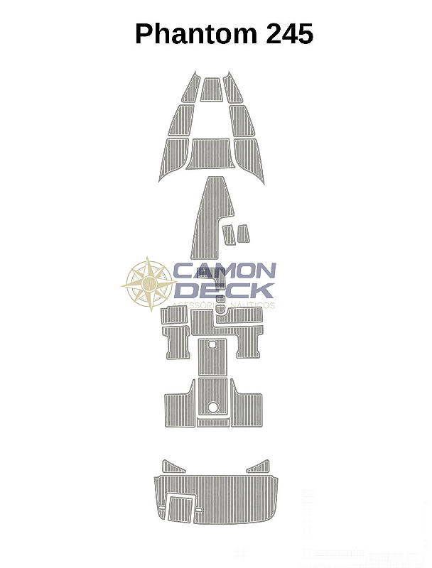 PISO EVA PHANTOM 245 - TAPETE EVA PHANTOM 245 - Camon Deck