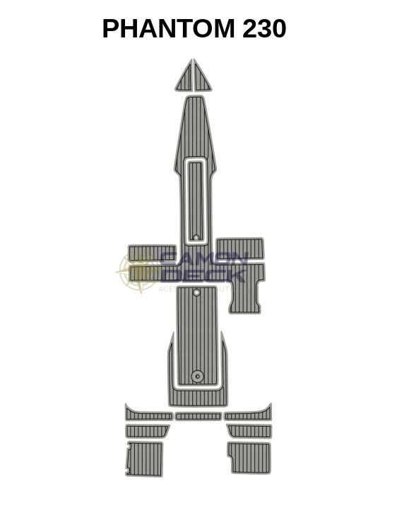 Piso Eva Phantom 230 e 235 - Tapete Eva Phantom 230 e 235 - Camon Deck