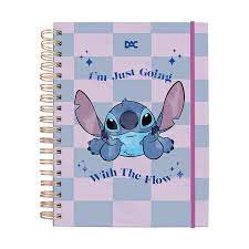 MINI CADERNO SMART LILO & STITCH DAC - Planet Paper Papelaria