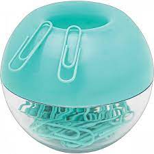 PORTA CLIPS MAGNÉTICO AQUA COM 50 UNIDADES DE CLIPS 28MM - Planet Paper ...