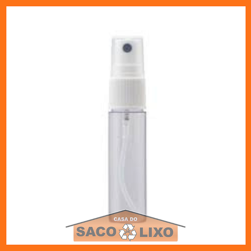 Frasco plástico flaconete spray - 15ml - Loja Casa do Saco de Lixo