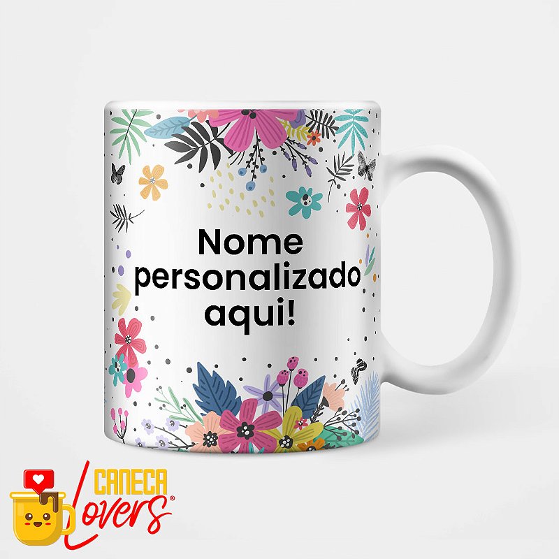 Caneca Familia - Prima - Nome personalizado - Caneca Lovers