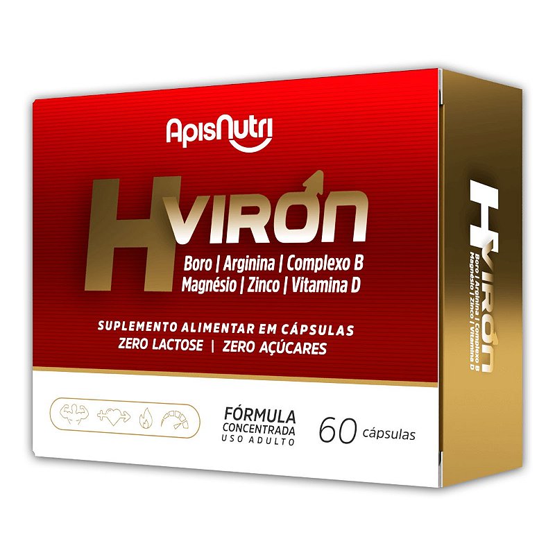 H-Viron 60 Cápsulas - Revigorante Para Homens E Mulheres - Vida Mais ...