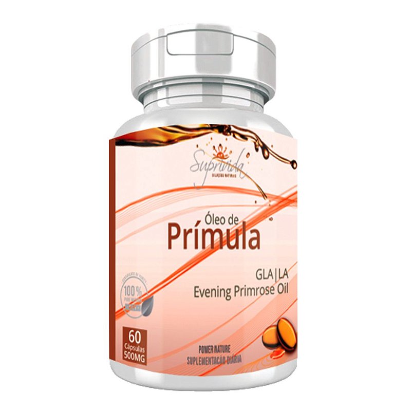 Óleo de Prímula - Ômega 6 (GLA) 60 Cápsulas 500mg - Vida Mais Natural ...