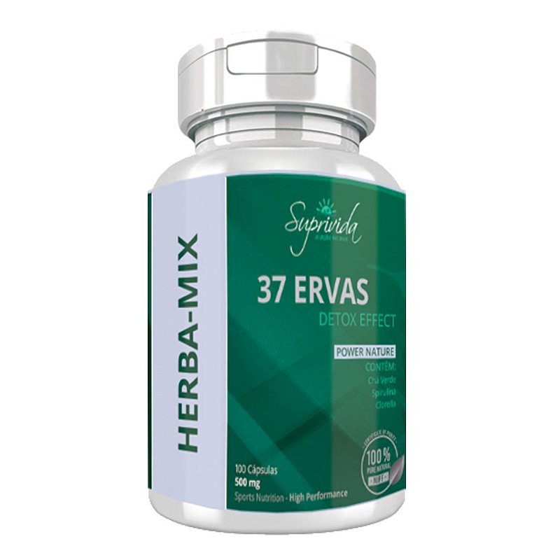 HERBA-MIX 37 Ervas 100 Cápsulas 500mg - Vida Mais Natural - Loja de ...