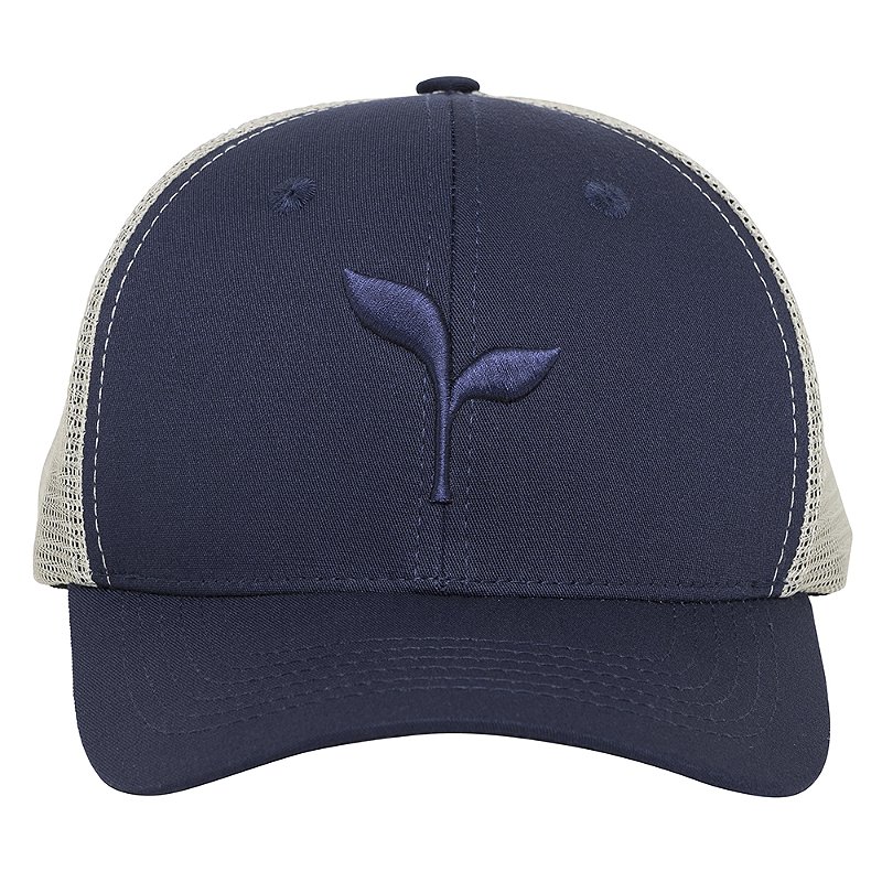 BONÉ AZUL COM TELINHA BEGE - Vida no Campo | Feito para quem vive no Campo.