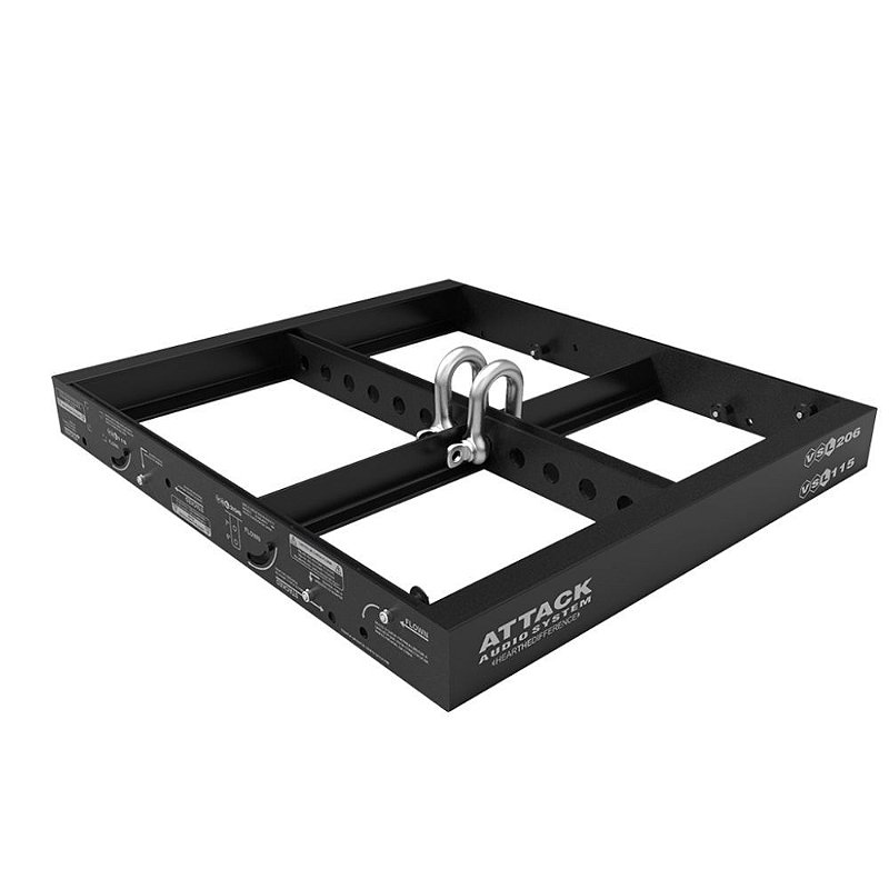 Bumper Attack Para Line Array VSL-206 / Sub VSL-115 Versa Red Preto ...