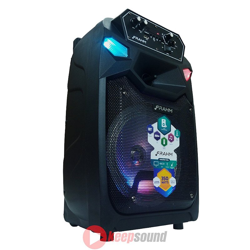Caixa Ativa Com Bateria 150W 8 polegadas CM 350 - FRAHM - KEEPSOUND - Loja de Equipamentos de ...
