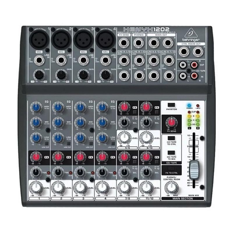 Mesa De Som Analógica Com 12 Canais XENIX 1202 - BEHRINGER - KEEPSOUND ...