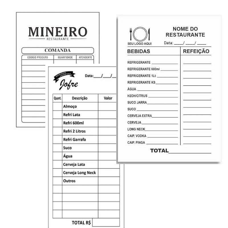 Personalizamos Sua Comanda Sem Custo Adicional - Suprimentos RG