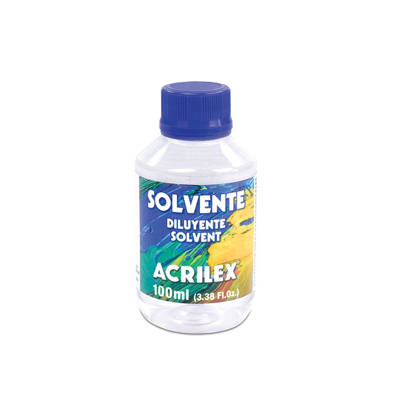 Solvente 100 ml - Acrilex - Artes e Formas | Papelaria