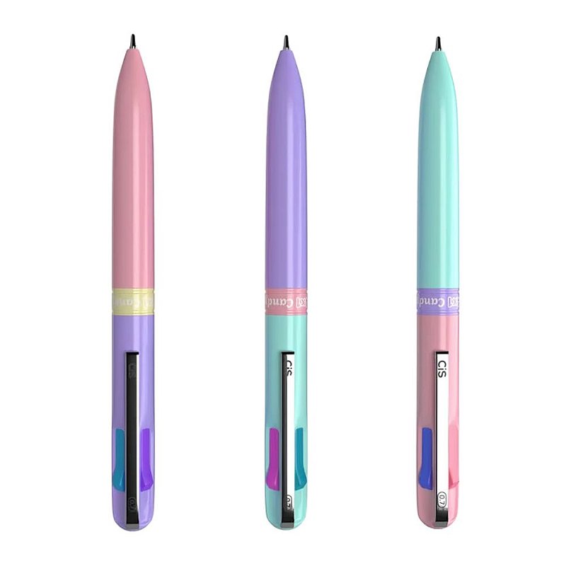 Caneta Esferográfica 4x1 Candy 0.7mm com 04 Cores - Cis - Artes e ...