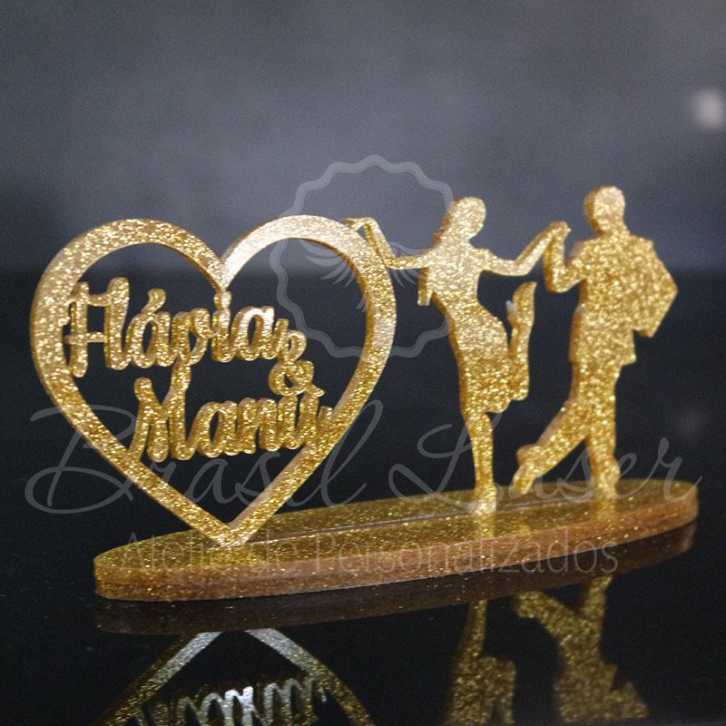 Topo de Bolo Personalizado - Brasillaser Ateliê de Personalizados