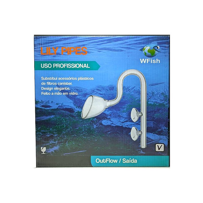 WFish Lily Pipe Classic 13mm ( outflow / saída ) - Pró-Aquarista