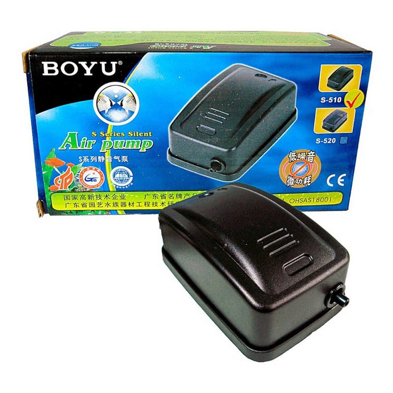 Boyu Compressor S-510 4 L/min 110V - Pró-Aquarista