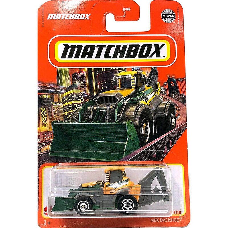Matchbox MBX Trator Backhoe - GVX78 - Mini71 na Web