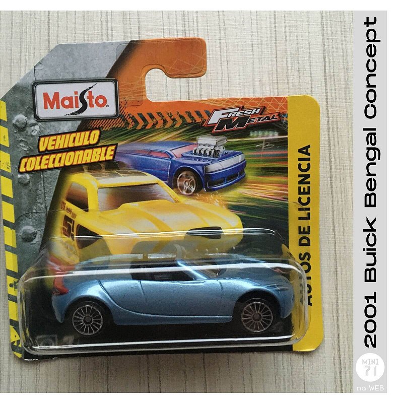 Maisto - 2001 Buick Bengal Concept - 1/64 - Fresh Metal - Mini71 na Web