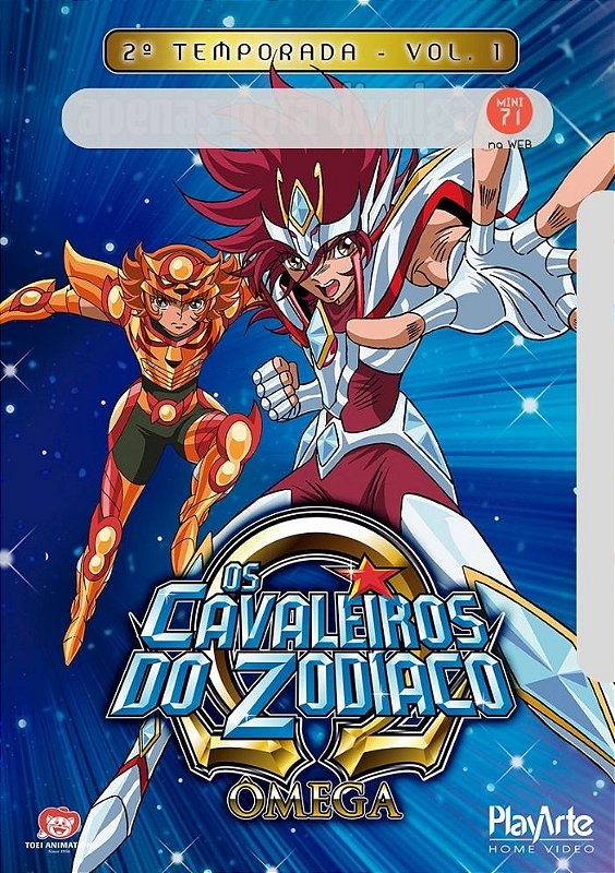 DVD - Os Cavaleiros do Zodíaco - Ômega 2ª Temp. Vol. 1 - Mini71 na Web