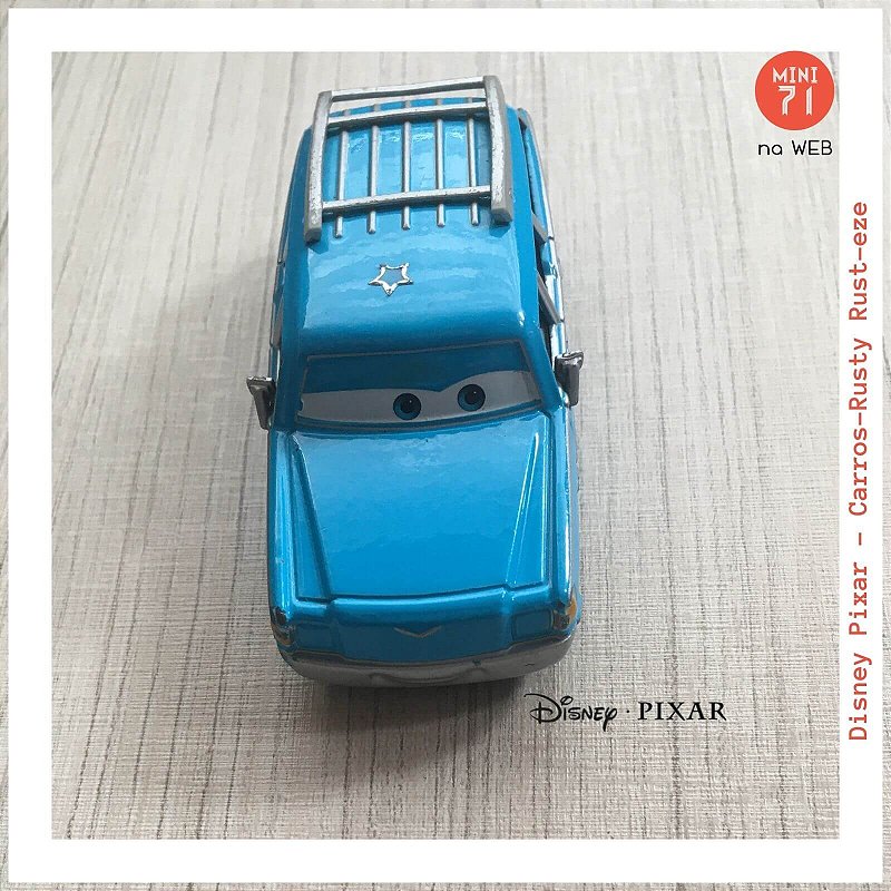 Disney Pixar - Carros-Rusty Rust-eze - 1:55 LOOSE - Mini71 na Web