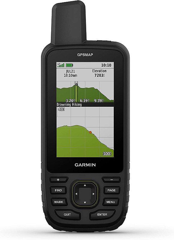 Garmin GPSMAP 67 Rugged GPS Handheld, Multi-Band GNSS, Topo Mapping ...