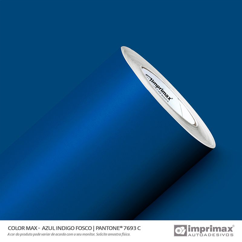 COLOR MAX AZUL INDIGO FOSCO 1,00X50 - Vinil Mix