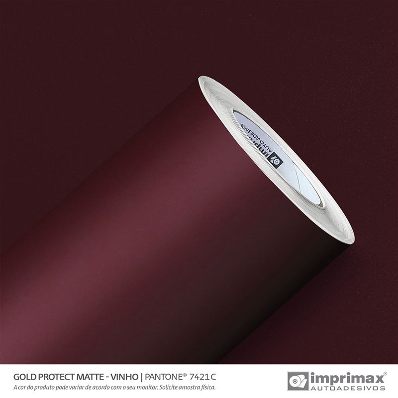 GOLD PROTECT MATTE VINHO 1,40X25 - Vinil Mix