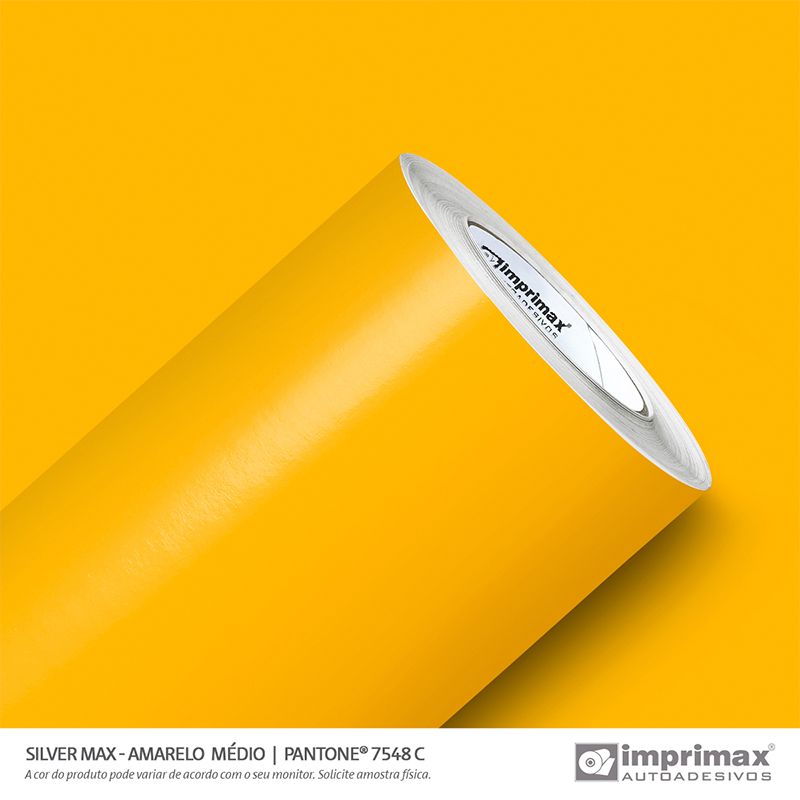 SILVER MAX AMARELO MEDIO 0,60X50 - Vinil Mix