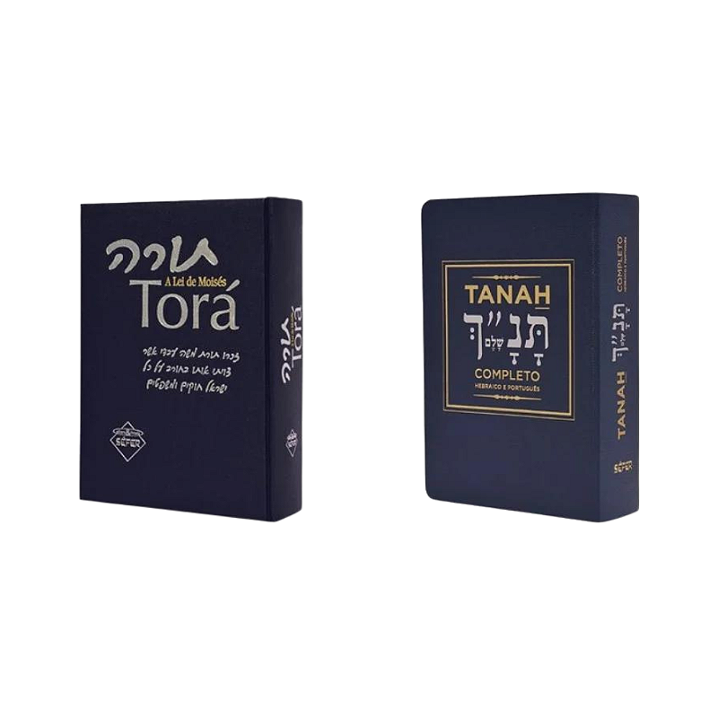 Kit: Torá A Lei de Moises + Tanach Completo - Davar - Artigos judaicos