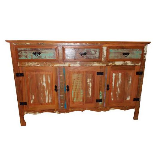 Balcão Arcais Armário Buffet de Demolição com Patina - Loja de Móveis ...