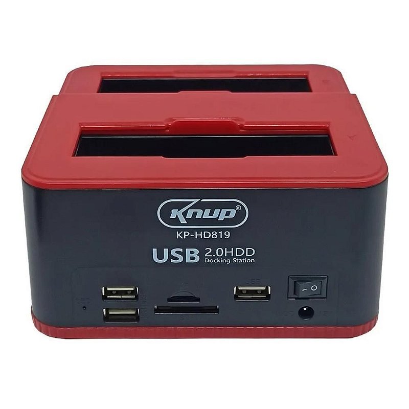 Estação Backup Dock Station Knup KP-HD819 HD 3,5" e 2,5" USB - EQUIPE ...
