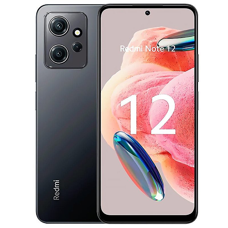 Telefone Celular Redmi Note 12 6gb 128gb Onix Cinza - EQUIPE INFORMÁTICA