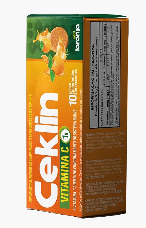 Vitamina C Ceklin 10 CP eferv. MEDNA - Fabricante Online - Tudo para ...