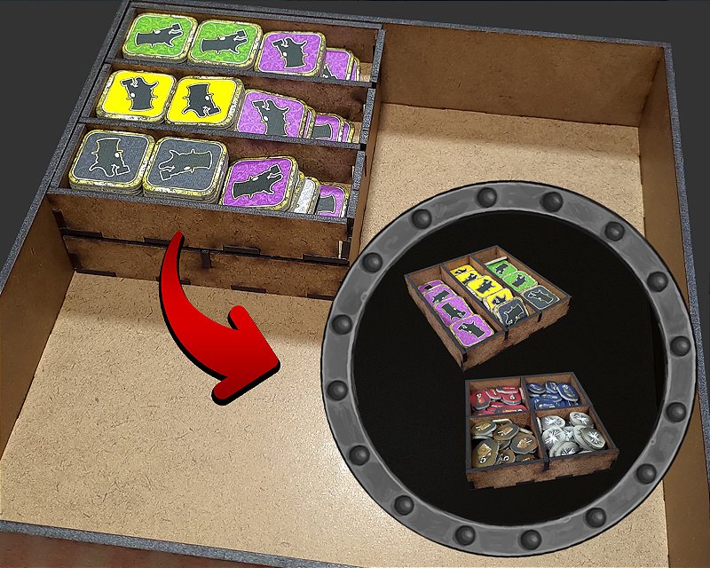 Módulos para Bunker Box PERSONALIZADA - Bucaneiros Jogos - Board Games ...