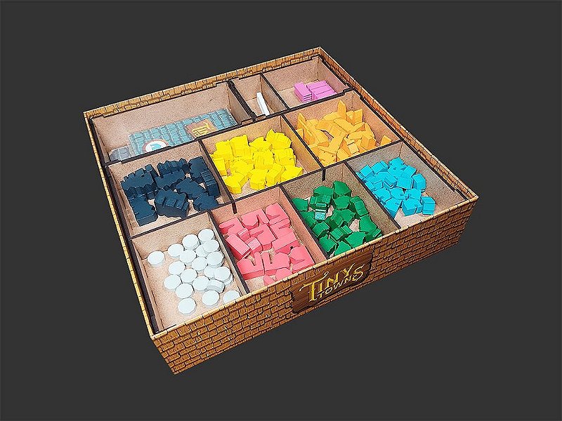Organizador (SOFT INSERT PARANÁ) para Tiny Towns - Bucaneiros Jogos - Board Games (Jogos de ...