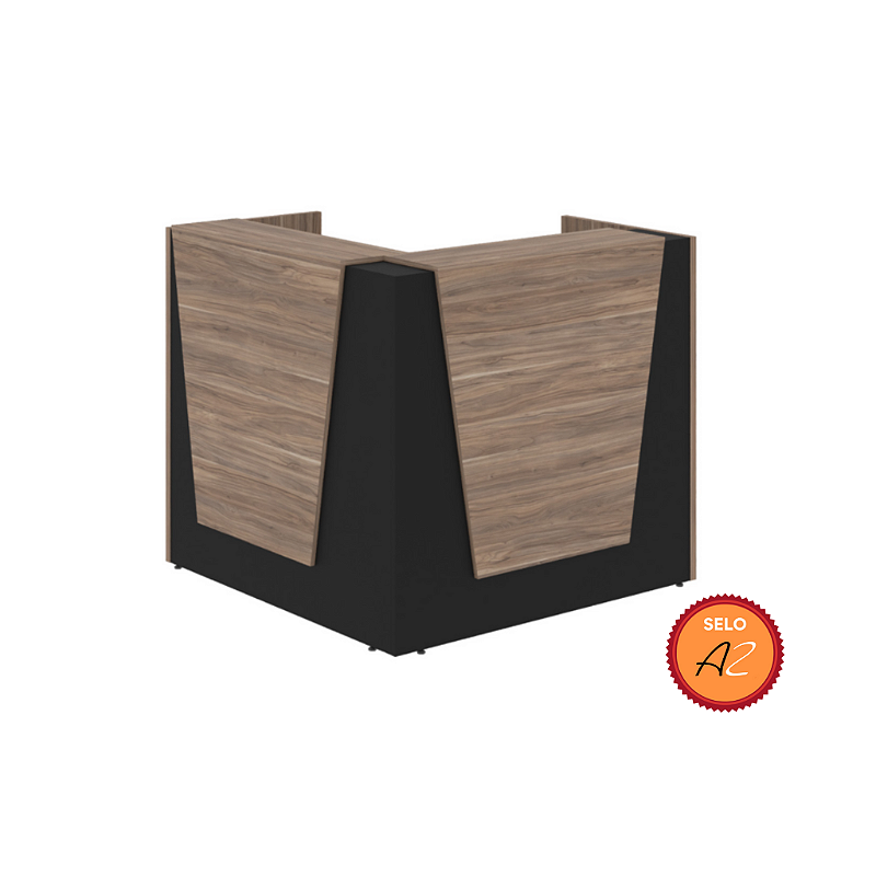 Balcaõ atendimento Angular - A2 Office Moveis