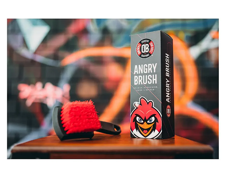 ANGRY BRUSH (ESCOVA) - DUB BOYZ - PROCARDETAIL - Produtos Automotivos