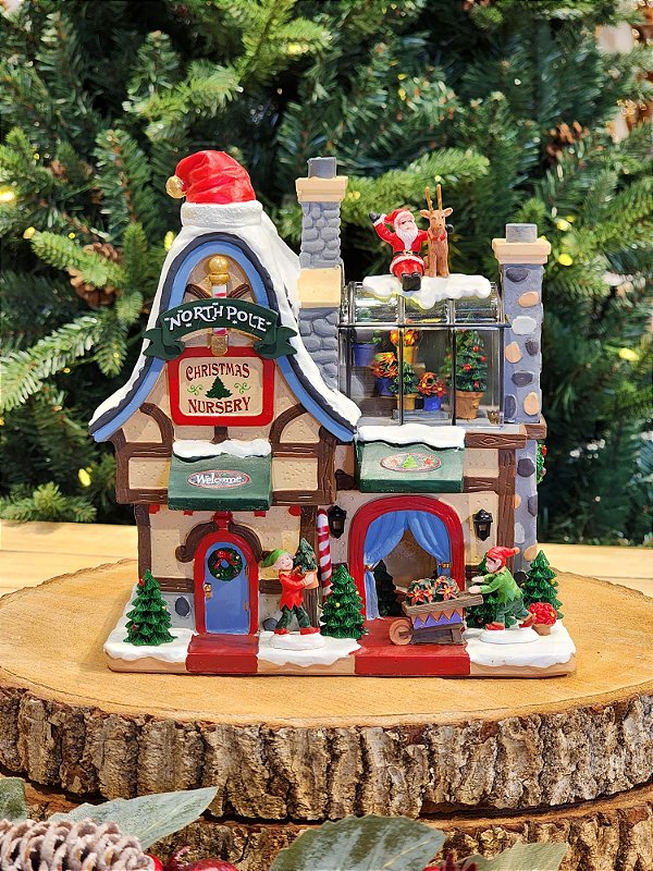 VILA VIVEIRO DE PLANTAS DO POLO NORTE - LEMAX - Senhor Natal