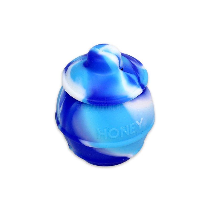 Slick Container Pote de Mel 35 ml - Branco Azul - Zé Fumaça - Tabacaria ...