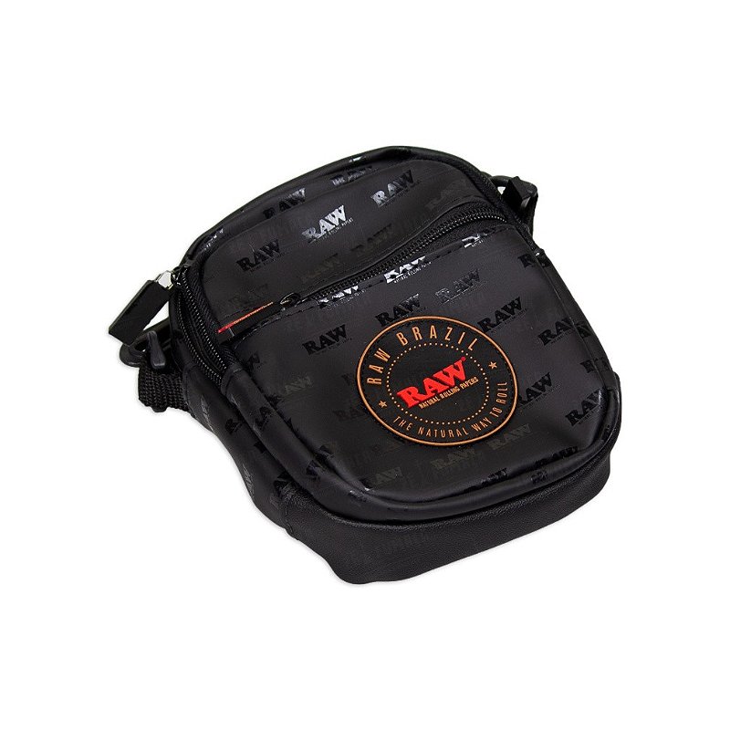 Shoulder Bag RAW Brazil Icon - Black - Zé Fumaça - Tabacaria e Head Shop