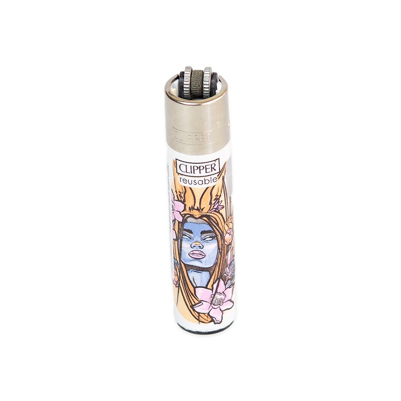 Isqueiro Clipper Grande - Goddesses III - Zé Fumaça - Tabacaria e Head Shop