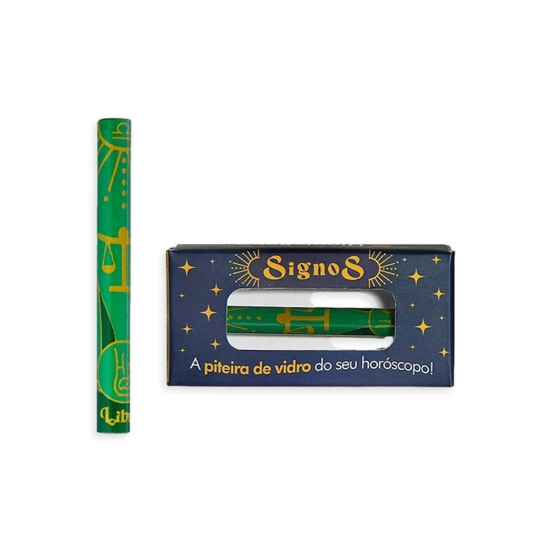 Piteira de Vidro Signo Libra – Hippie Bong 6mm - Zé Fumaça - Tabacaria ...