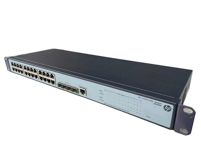Switch HP V1910-24G 24 Portas Gigabit 10/100/1000 -SEMI-NOVO - POP SHOP