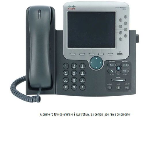 Telefone cisco ip phone 7975 Seminovo - POP SHOP