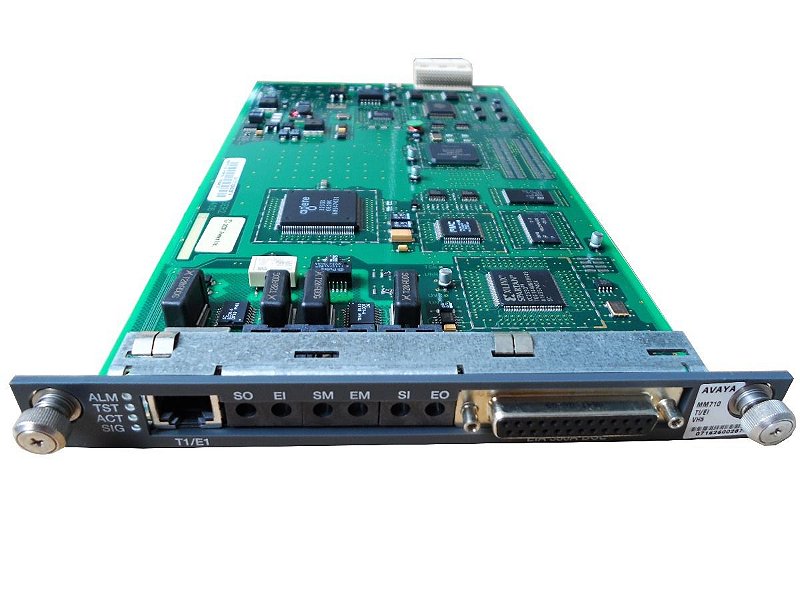 Placa Central Telefonica Ip Voip Avaya Mm710 T1/e1 Vh5 - POP SHOP