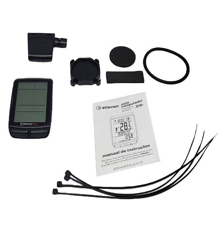 CICLO COMPUTADOR 17 FUNÇÕES WIRELESS LED - GFS BIKE SHOP