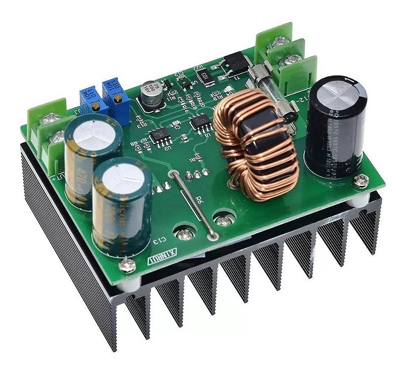 Conversor DC DC Step Up Aumenta Tensão 600W Até 80V 10A NFe ...